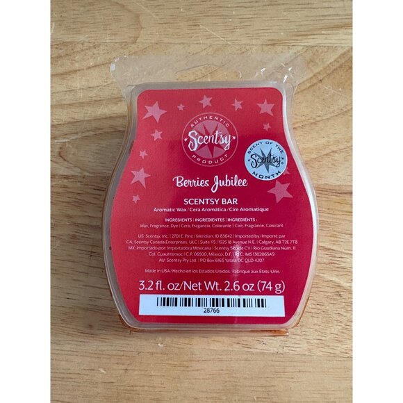 Scentsy | Accents | Scentsy Authentic Berries Jubilee Scented Wax Bar 8 ...
